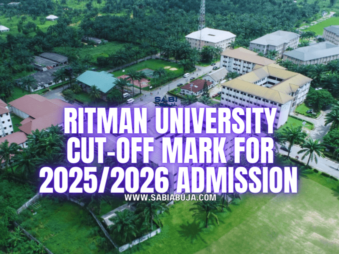 Ritman University Cut-Off Mark - SabiAbuja