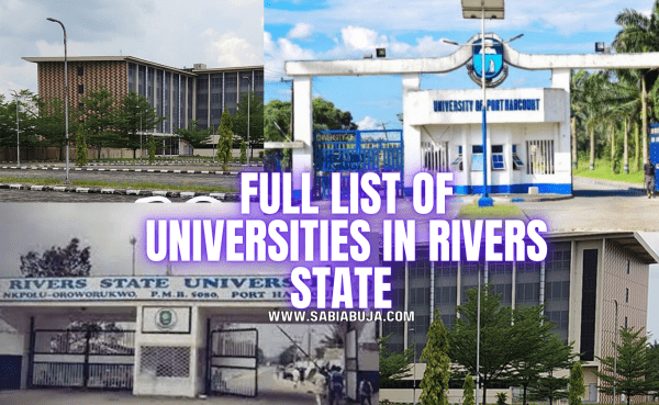 Full List of Universities in Rivers State - SabiAbuja